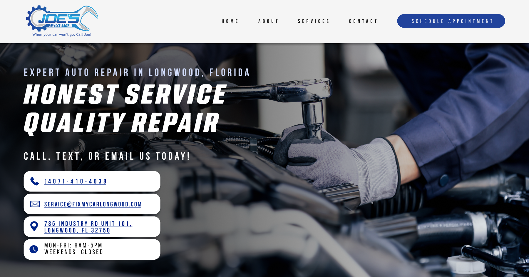 Joe's Auto Repair: Trusted Auto Repair in Longwood, FL | Expert Service ...